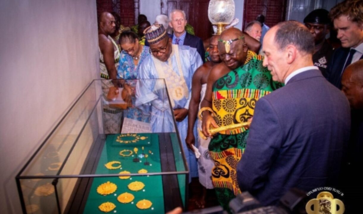 Asante royal artefacts on display for public viewing at Manhyia Museum ...