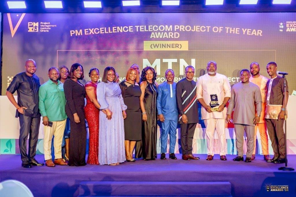 MTN GHANA SWEEPS TOP HONORS AT 2024 PROJECT MANAGEMENT EXCELLENCE ...