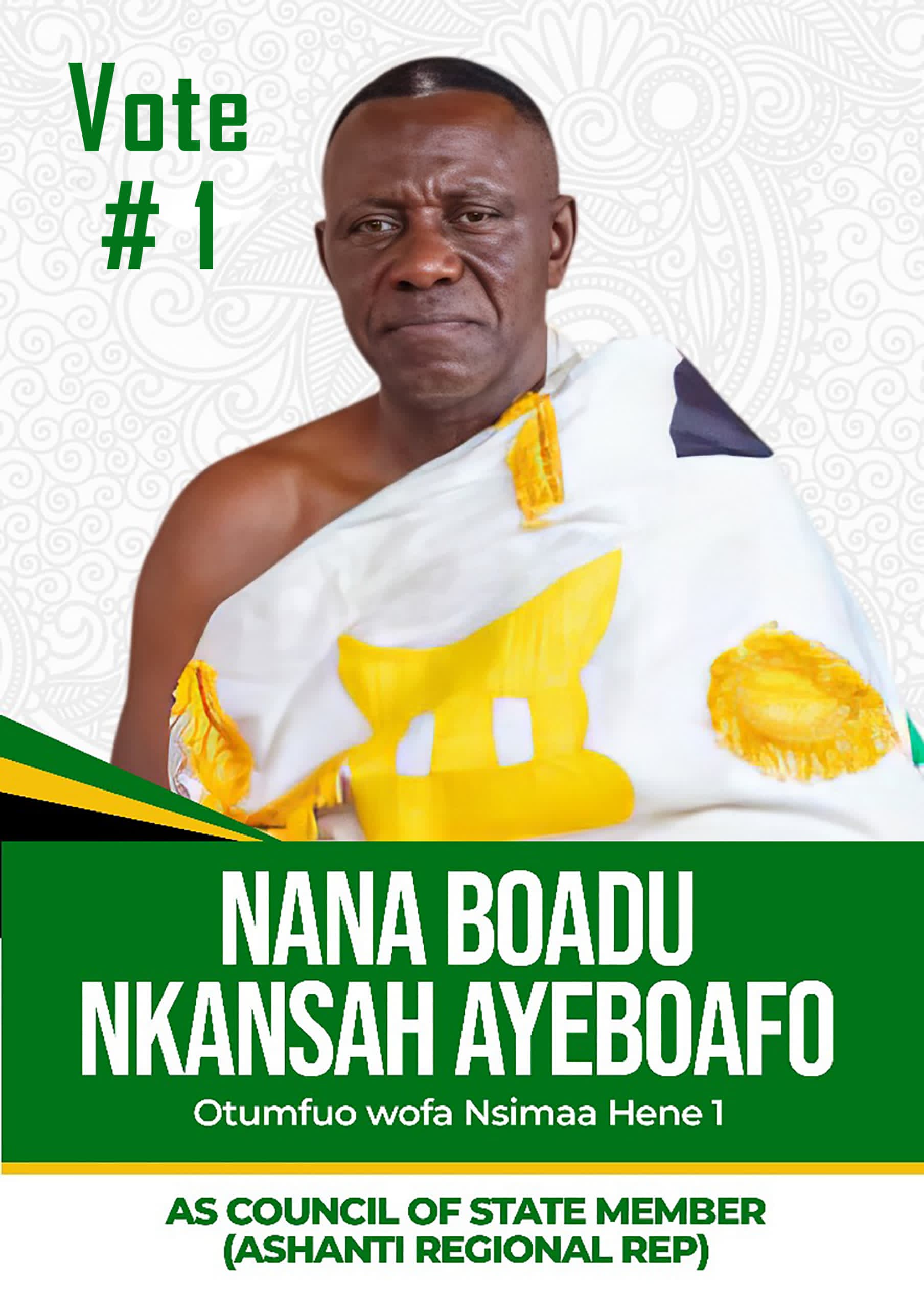 Nana Nkansah Boadu Ayeboafo files Nomination forms for Council of State ...