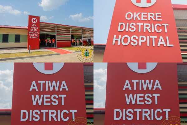 Flashback:Akufo-Addo commissions three new 40-bed district hospitals in ...