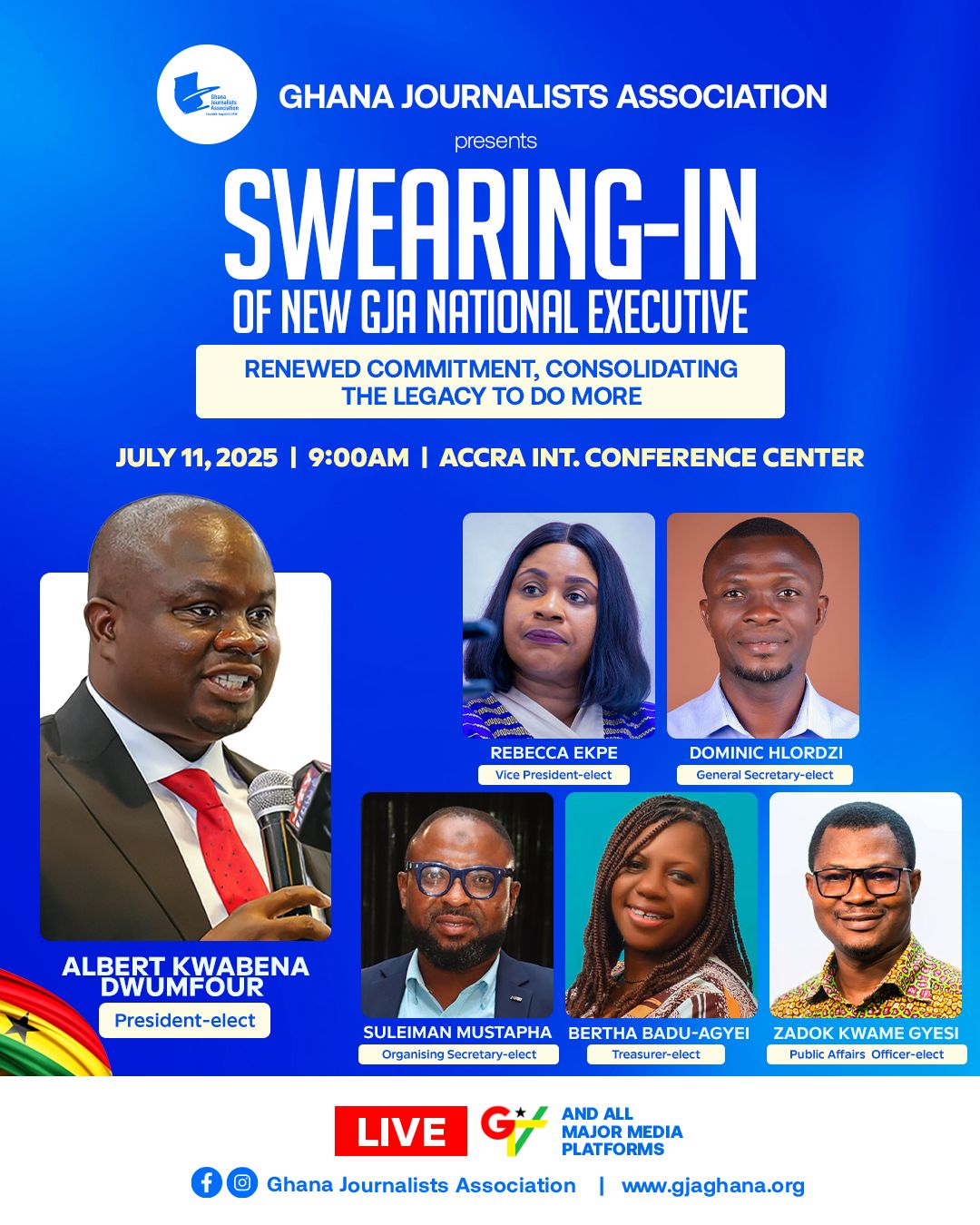 President Mahama & Acting Chief Justice to grace swearing-in of newly ...