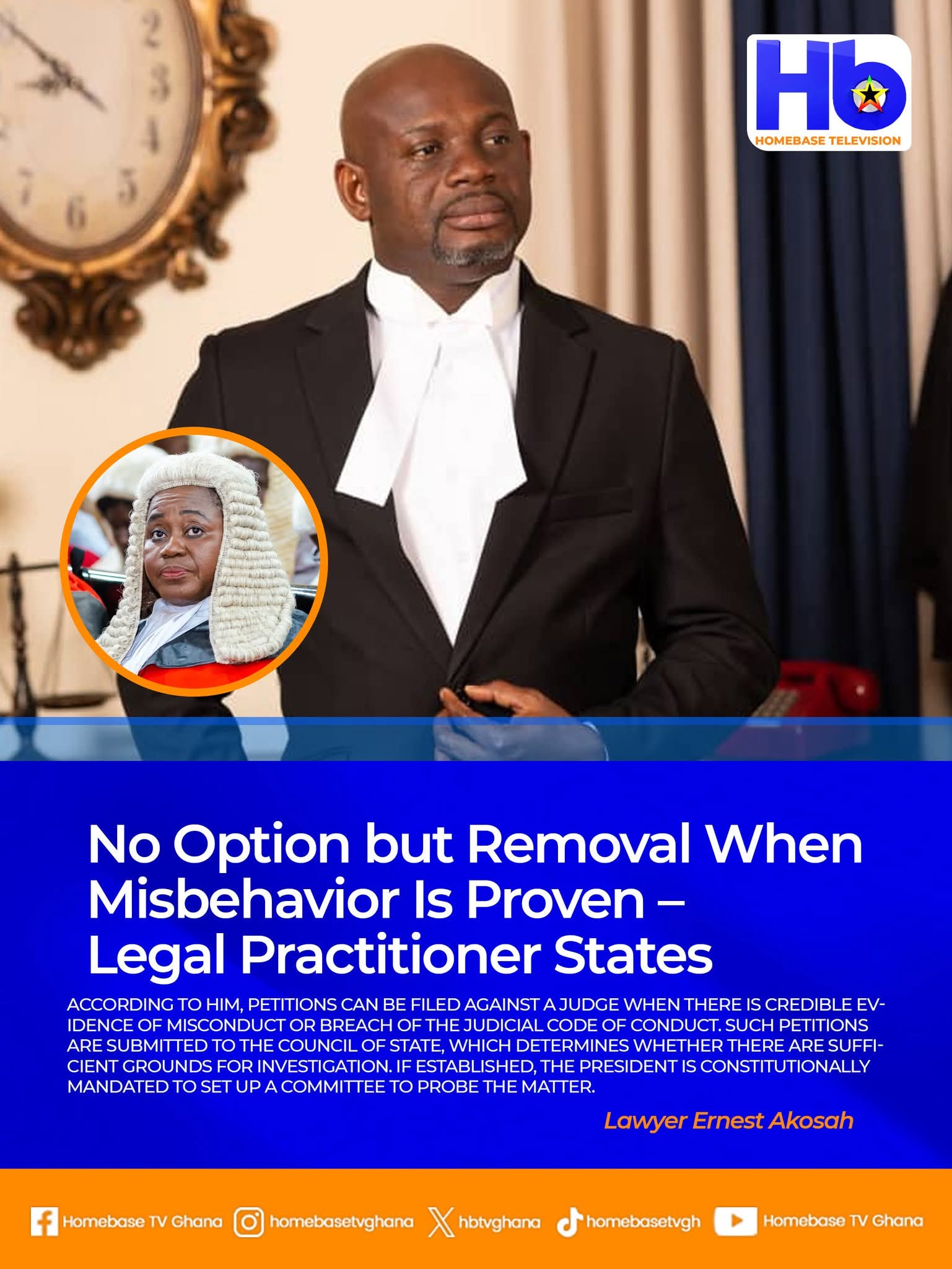 No option but removal when misbehavior is proven – Legal Practitioner ...