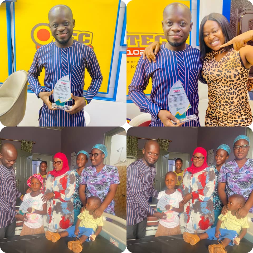 Kumasi South Hospital honours OTEC FM Journalist & Kofi Job Foundation ...